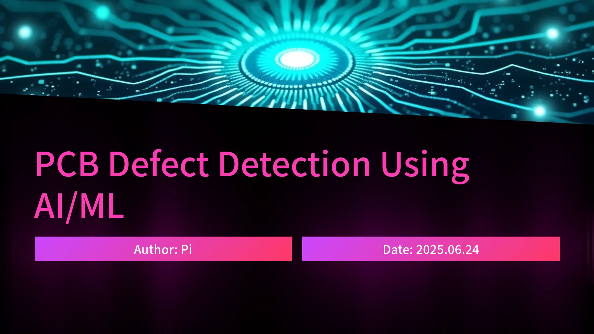 PCB Defect Detection Using AI/ML