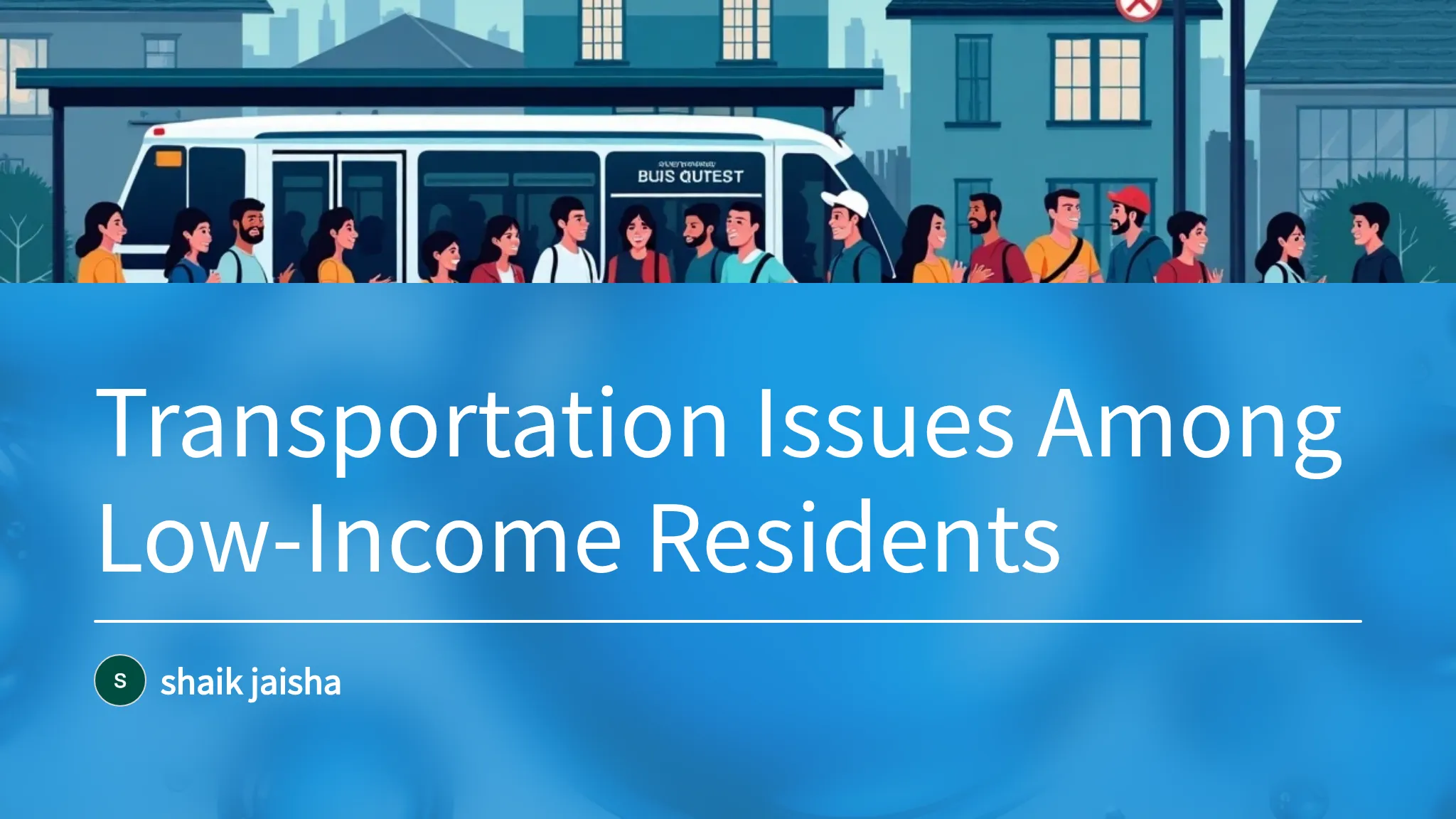 Transportation Issues Among L...
