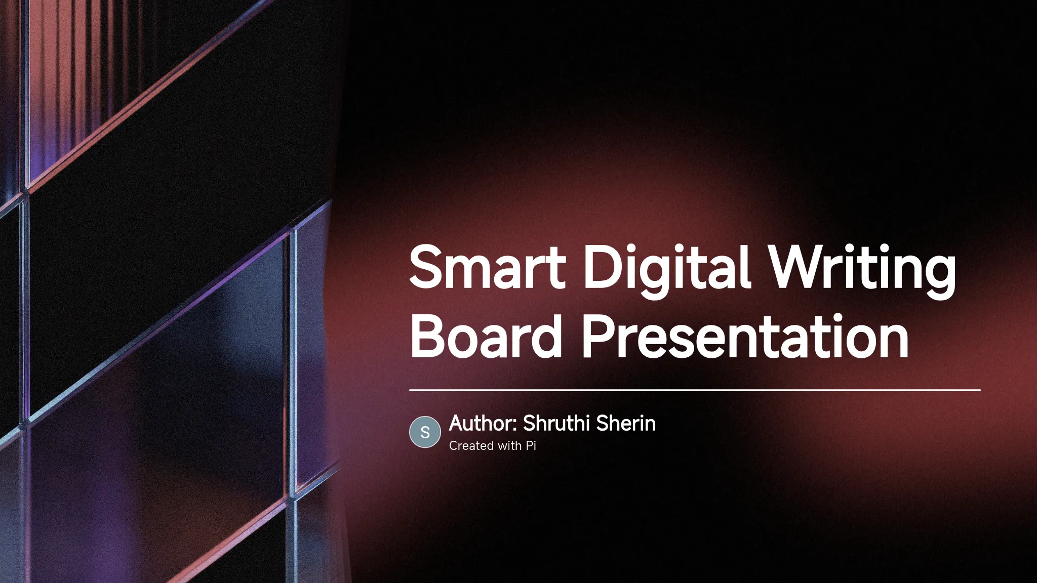 Smart Digital Writing Board P...